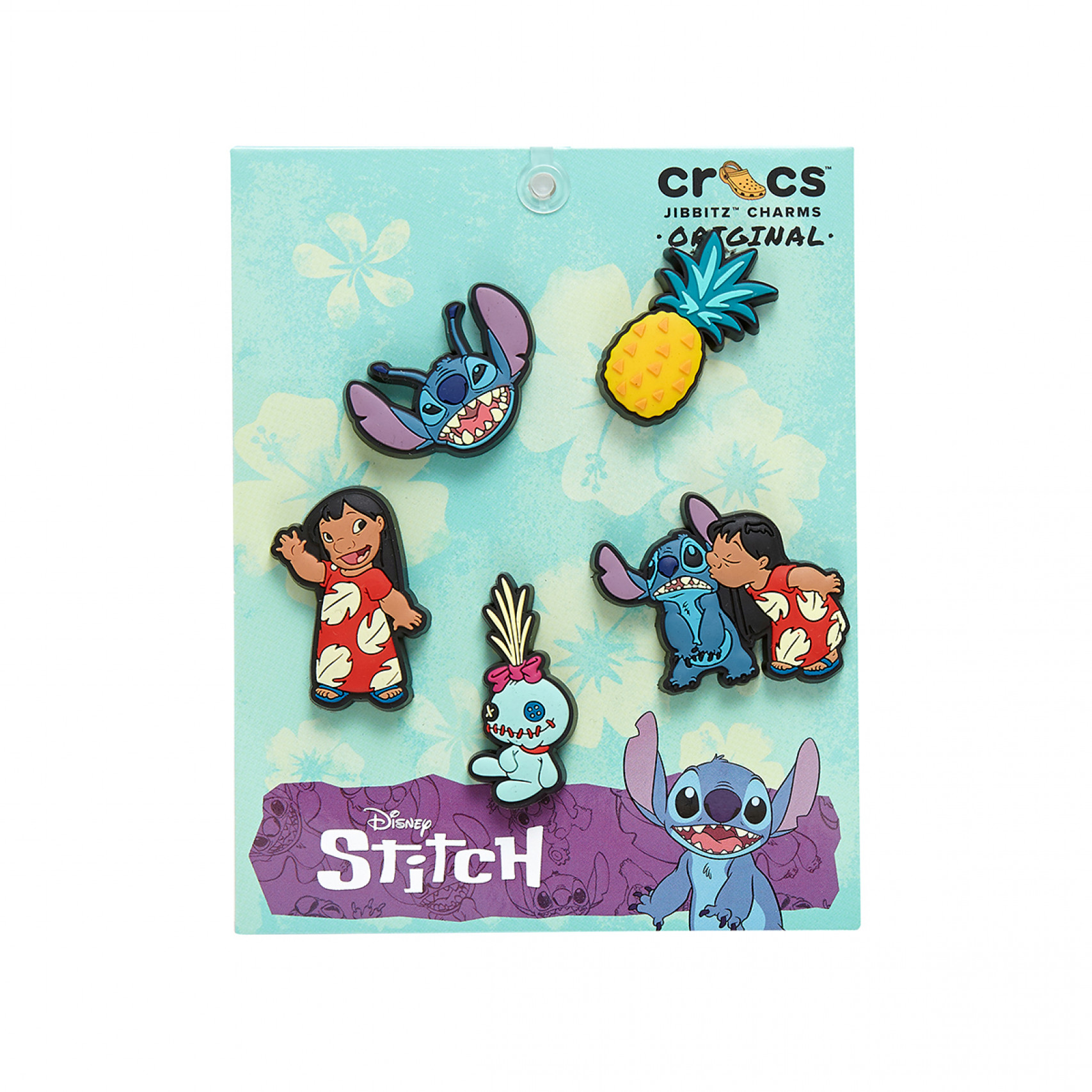 크록스 CROCS 디즈니 릴로 엔 스티치 5P 세트 , 10010000